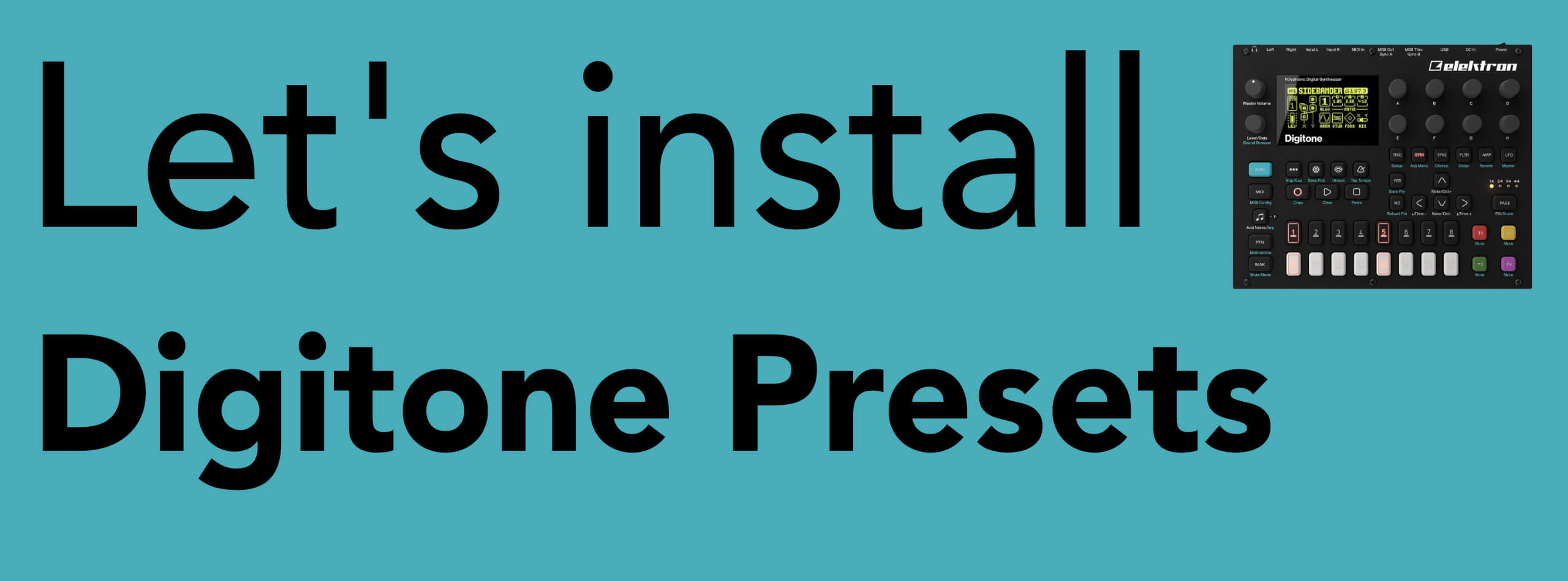 How To Install Digitone Presets - SoundGhost