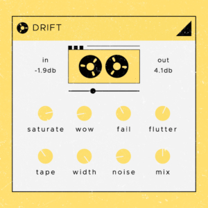 Drift - Lo-Fi Tape Plugin | Start & Stop Effect | SoundGhost